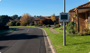 Keeping it safe in Cherry Tree Retirement Village - Radar Speed Displays